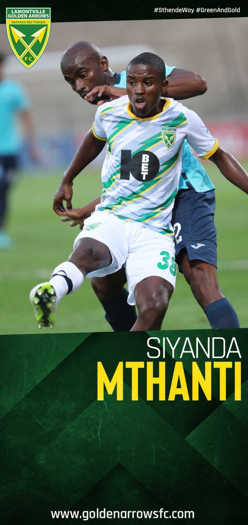 13-siyanda-mthanti - Lamontville Golden Arrows FC